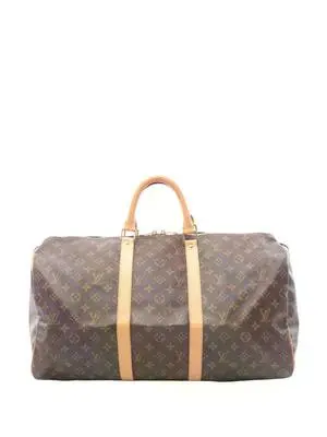 LOUIS VUITTON 2002 Monogram Keepall 50 Boston Bag