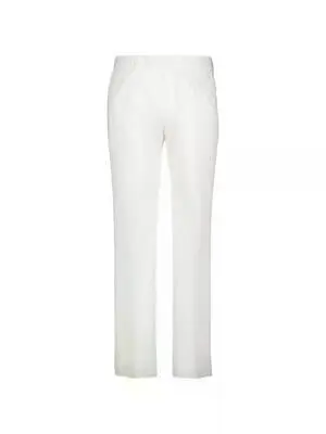 Boglioli Cotton Flared Trousers - White