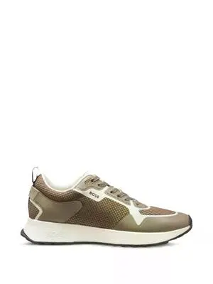 BOSS Mesh Panel Sneakers - Brown