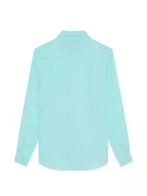 Vilebrequin Button-up Linen Shirt - Blue