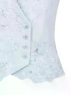 Ermanno Scervino Lace Halterneck Top