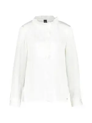 MARCCAIN Ruffled Blouse - White