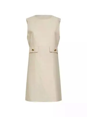P.a.r.o.s.h Pocket Shift Dress - Neutrals