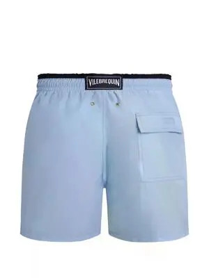 Vilebrequin Turtle-embroidery Swim Shorts - Blue