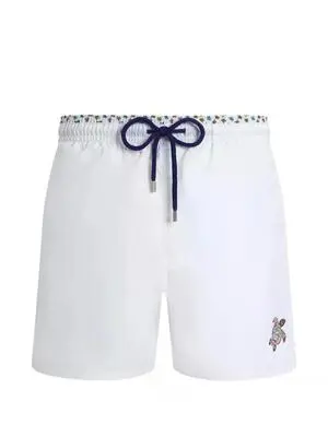 Embroidered Swim Shorts