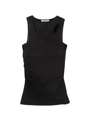 Patrizia Pepe Double-layer Tank Top - Black
