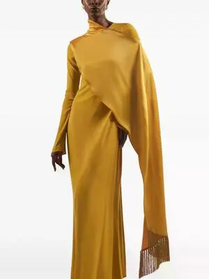 TALLER MARMO Mounia Draped Gown