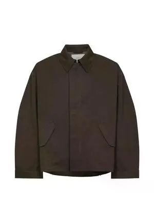 Studio Nicholson Zip-fastening Pointed-collar Jacket - Brown