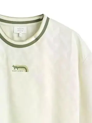 Maison Kitsuné Logo-detail Crew-neck T-shirt