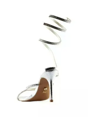 TWENTY FOURHAITCH Zejas Sandals - Silver