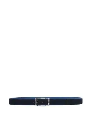Emporio Armani Textured Belt - Blue