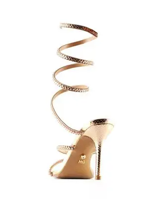TWENTY FOURHAITCH Zejas Sandals - Gold