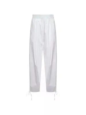 BLANCA VITA Elasticated-waist Trousers - White