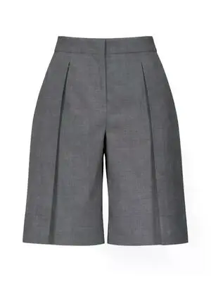 Vivetta Pleated Bermuda Shorts - Grey