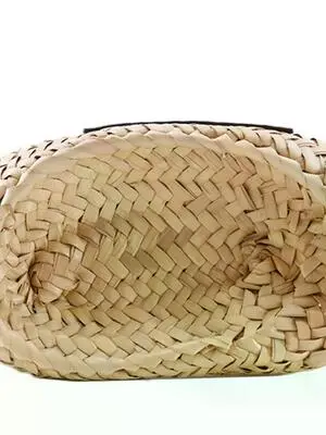 Loewe Small Raffia Anagram Basket Tote Bag - Brown