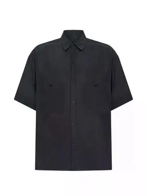 UMA WANG Chest-pockets Short-sleeve Shirt - Blue