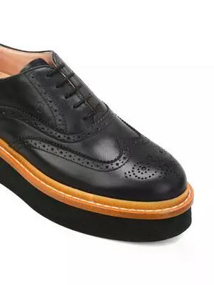 TOD'S Platform Brogue Derby Shoes