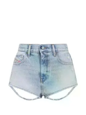 DIESEL Distressed Cutout Denim Shorts