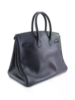 Hermès 2002 Birkin Retourne 35 Handbag - Black