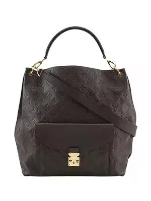 LOUIS VUITTON 2013 Monogram Empreinte Metis Hobo - Brown