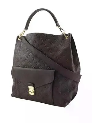 LOUIS VUITTON 2013 Monogram Empreinte Metis Hobo - Brown