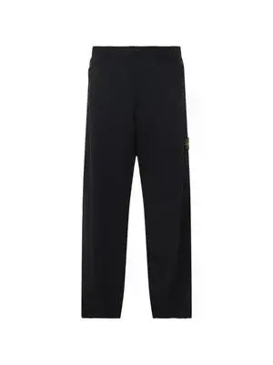Stone Island Patch-detail Track Pants - Black