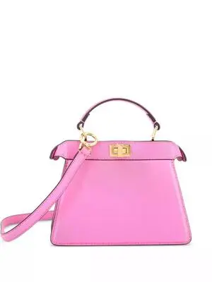 Fendi Peekaboo Iseeu Bag Leather Petite Crossbody Bag - Pink