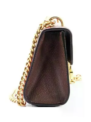 Gucci Padlock Bengal Print Gg Coated Canvas Small Shoulder Bag - Multicolour
