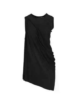 Rick Owens Draped Mini Dress - Black