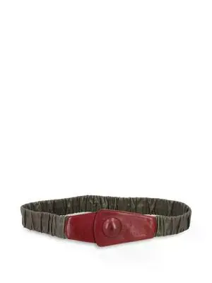 MILA SCHON Multicolour Leather Belt - Grey