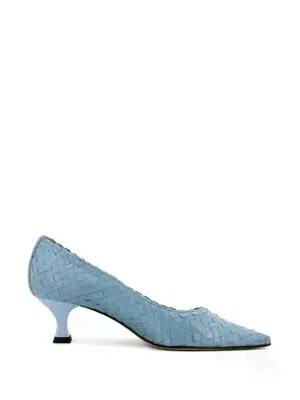 LA ROSE Carol Woven Pumps