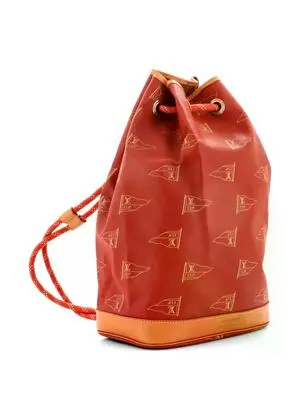 LOUIS VUITTON Cup Saint Tropez Drawstring Backpack Coated Canvas