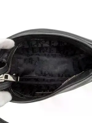 Dior 2021 Grained Calfskin Saddle Soft Bag - Black