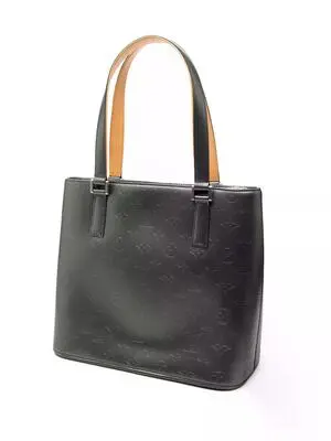 LOUIS VUITTON 2003 Monogram Mat Stockton Tote Bag - Grey