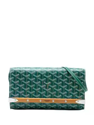 Goyard Gold Tone Clutches