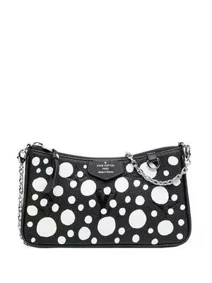 LOUIS VUITTON Yayoi Kusama Monogram Giant Empreinte Infinity Dots Easy Pouch On Strap - Black