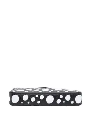 LOUIS VUITTON Yayoi Kusama Monogram Giant Empreinte Infinity Dots Easy Pouch On Strap - Black