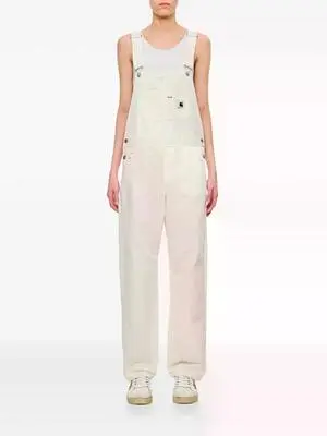 Carhartt Work In Progress Straight-leg Dungaree - White