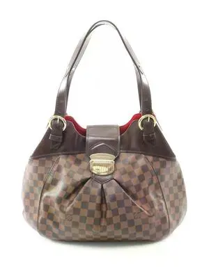LOUIS VUITTON 2010 Damier Ebene Sistina Gm Shoulder Bag