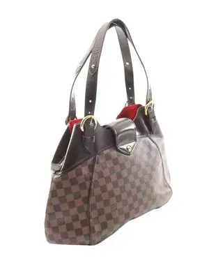 LOUIS VUITTON 2010 Damier Ebene Sistina Gm Shoulder Bag