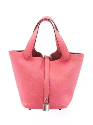 Hermès 2020 Clemence Picotin Lock Pm Handbag - Pink