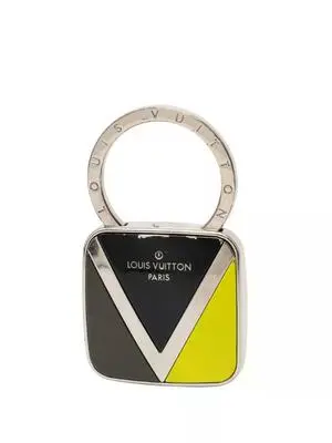 LOUIS VUITTON 2014 Gaston V Twist Key Chain - Silver