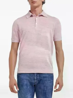 Brunello Cucinelli Buttoned Polo Shirt - Pink