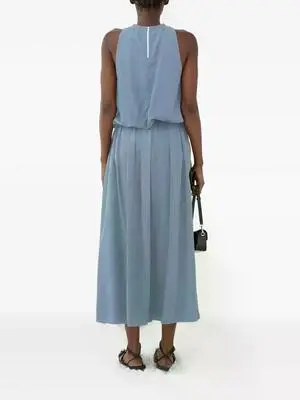 ELEH Pleated Midi Skirt