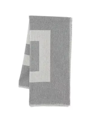 Givenchy Whipstitch-trim Scarf - Grey