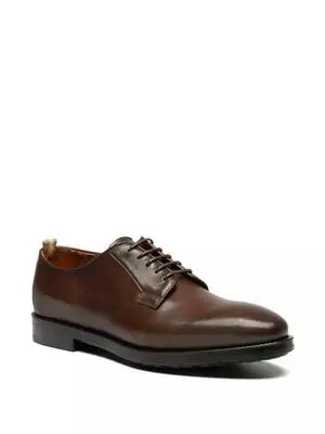 Officine Creative Leather Derby Shoes - Brown