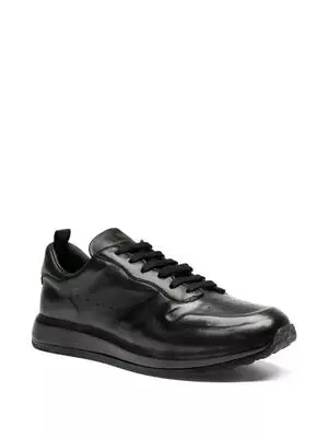 Officine Creative Perforated Leather Sneakers