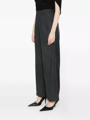 IVORY PARIS Wide Leg Trousers - Grey