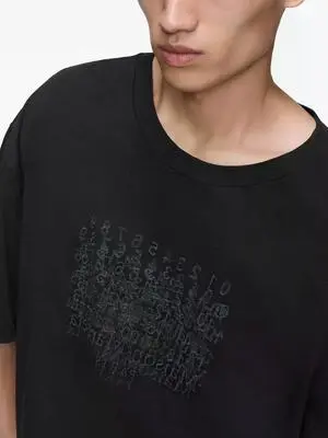 MAISON MARGIELA Graphic Print T-shirt - Black