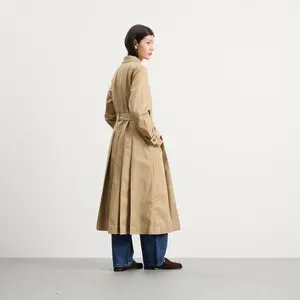 DAMSON MADDER Sofia Pleated Trench Coat